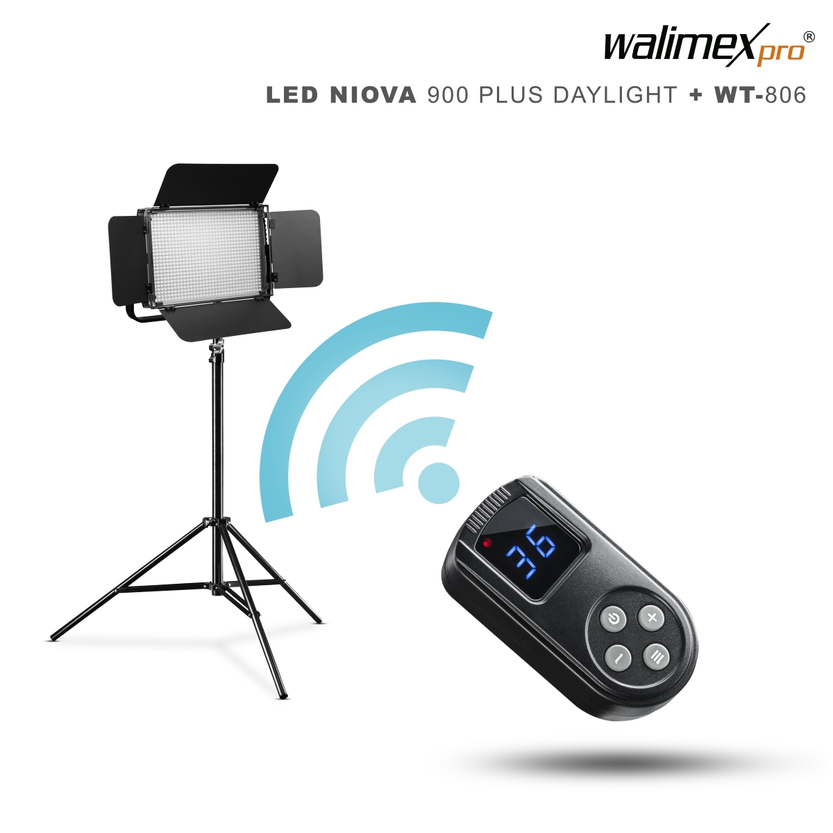 Walimex pro LED Niova 900 Plus Daylight + WT-806 | walimex-online
